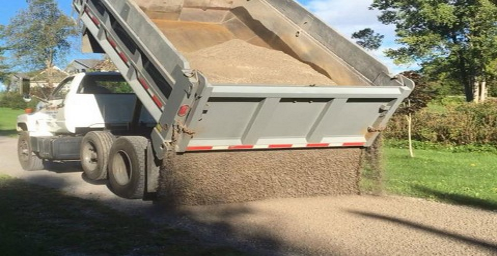 Bulk Sand/Stone Delivery – Powell's Paving & Maintenance Inc.